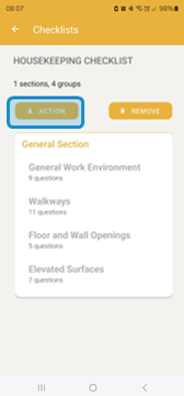 Mobile App Checklist Module - Affsaf